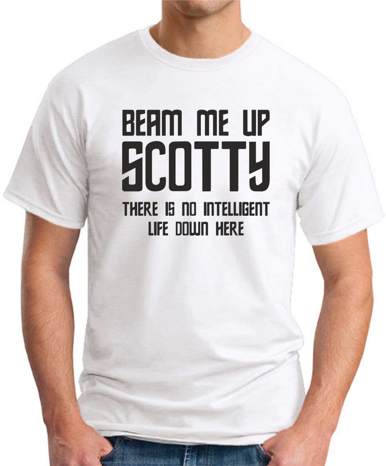 BEAM ME UP SCOTTY T-SHIRT - GeekyTees