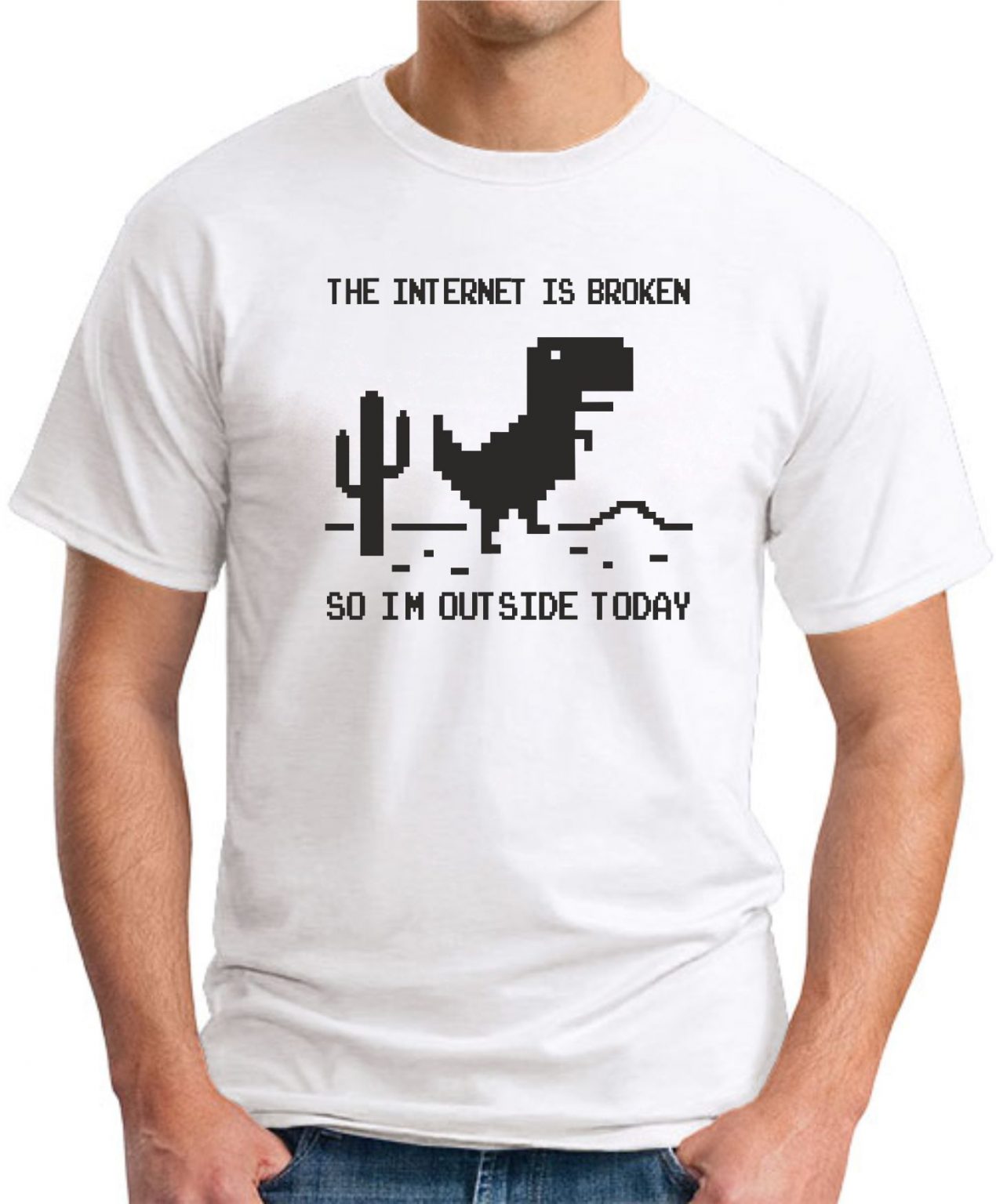THE INTERNET IS BROKEN T-SHIRT - GeekyTees