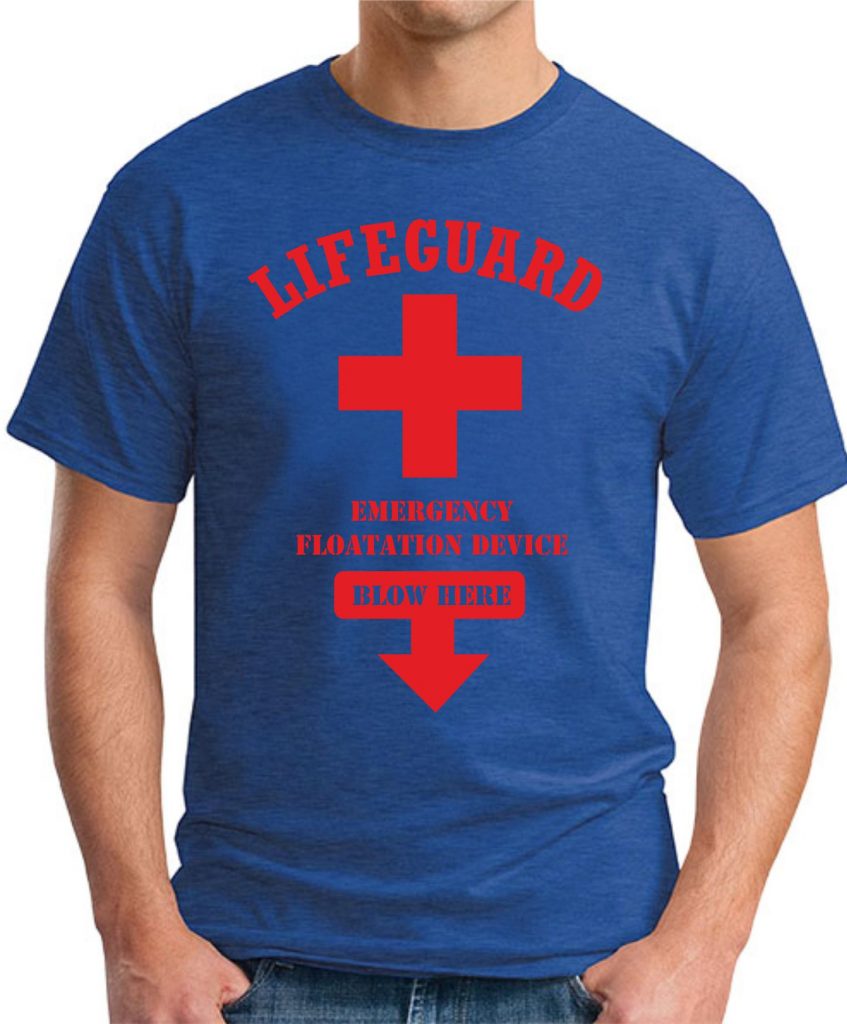 LIFEGUARD EMERGENCY FLOATATION DEVICE T-SHIRT - GeekyTees