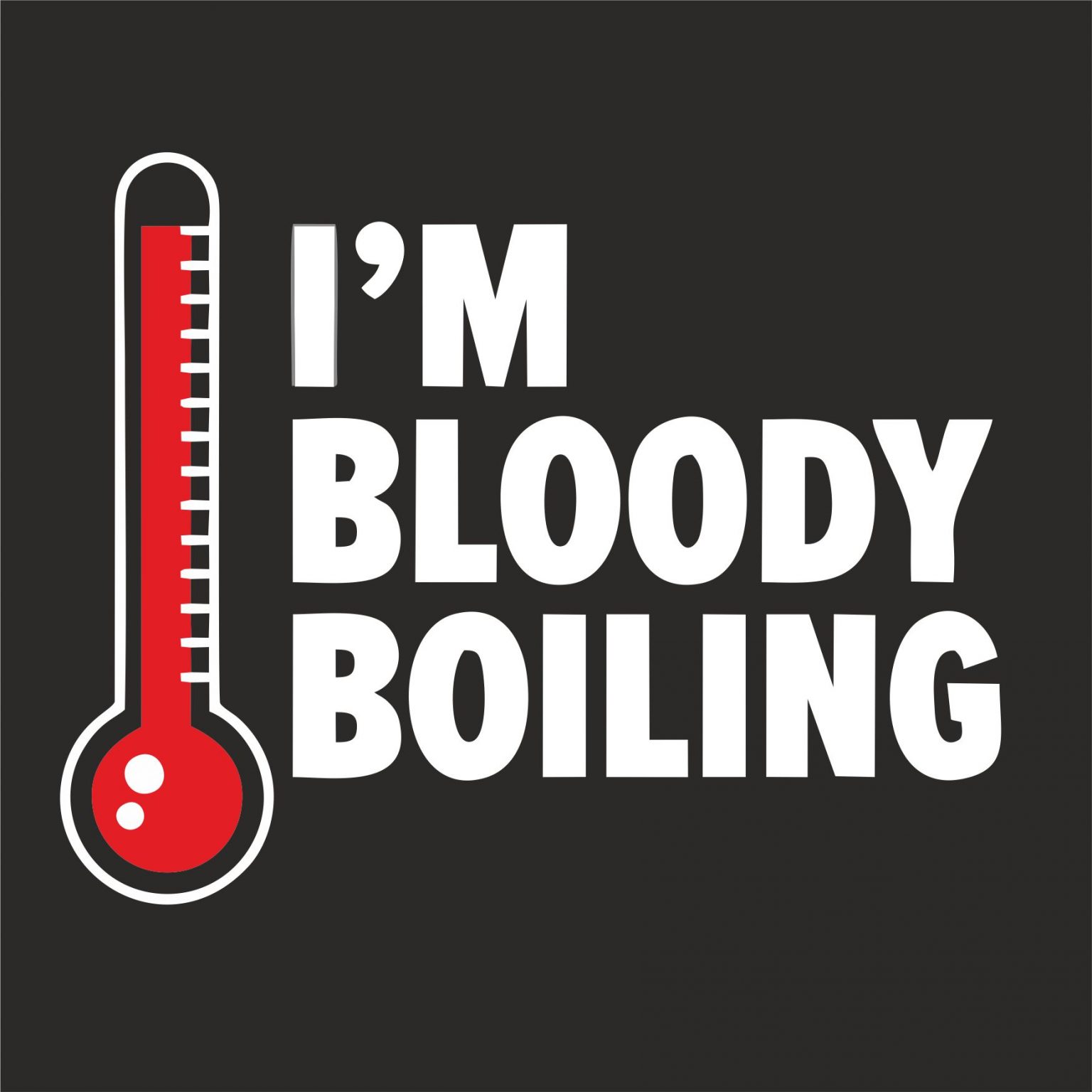 I'M BLOODY BOILING T-SHIRT - GeekyTees