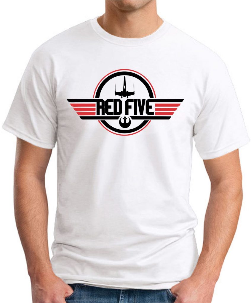 RED FIVE T-SHIRT - GeekyTees